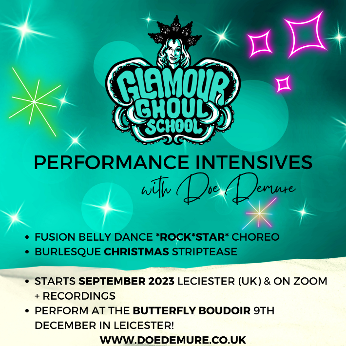 Doe Demure- Leicester burlesque and belly dance